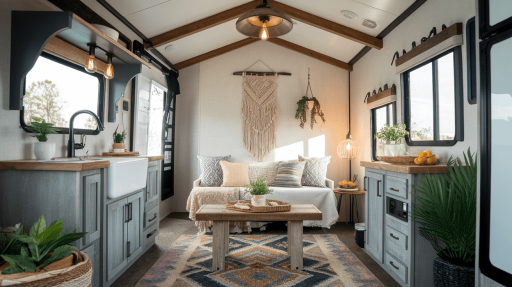 65 Boho Camper Renovation Interior Design Ideas for Your RV
